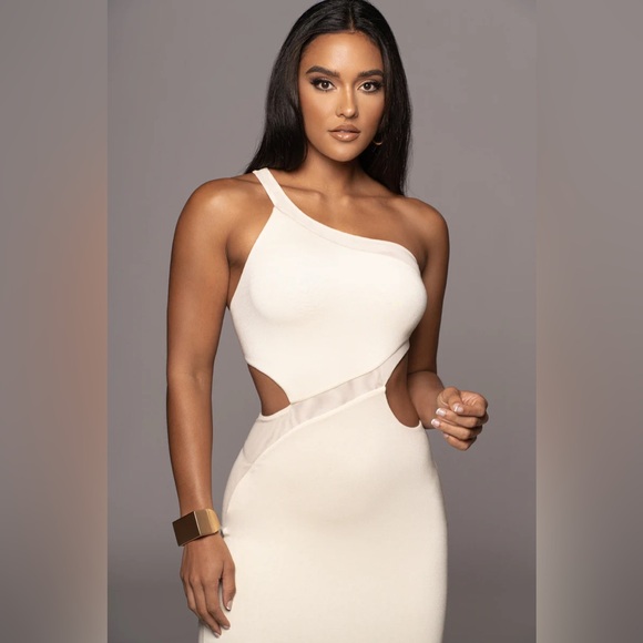 JLUXLABEL | Dresses | Jluxlabel Buttercream Carina Cutout Slit Dress ...